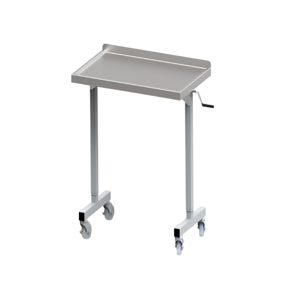 Premium Over Instrument Table with Marine Edge - Infinium Medical