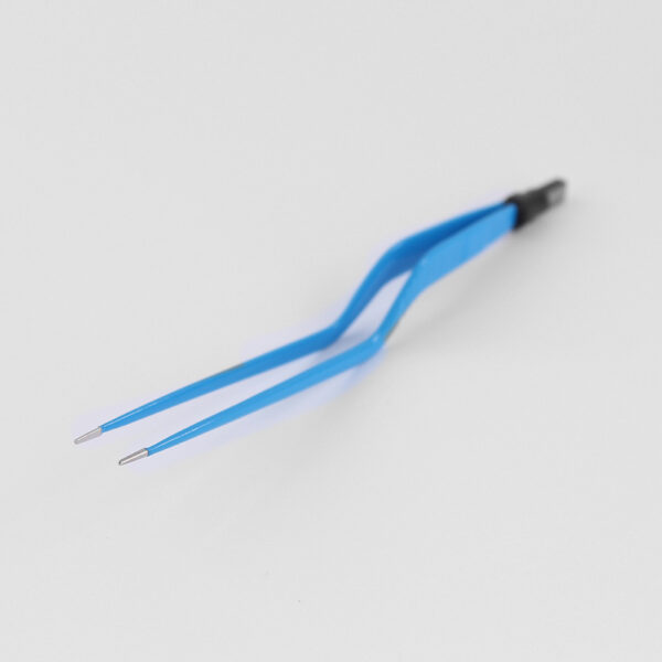 ESU Reusable 20cm Angled Bipolar Forceps 1mm Tip - Infinium Medical