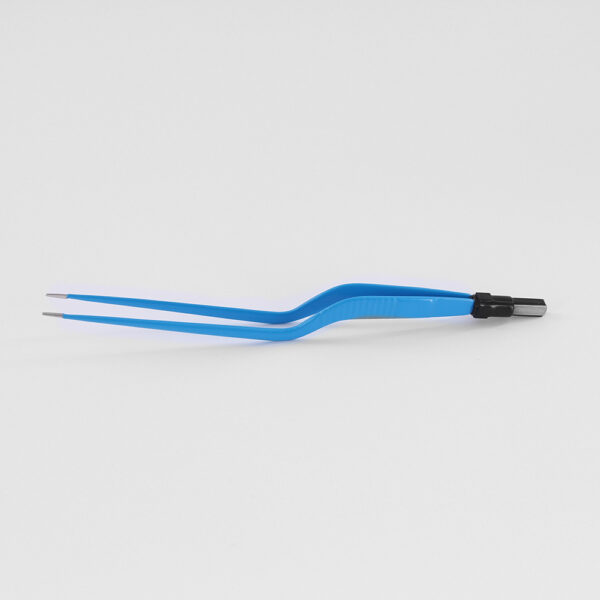 ESU Reusable 20cm Angled Bipolar Forceps 1mm Tip - Infinium Medical
