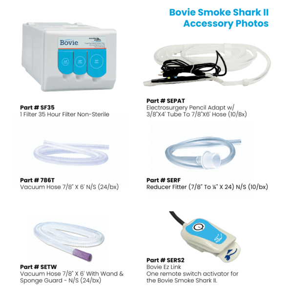 Bovie Smoke Shark II Smoke Evacuation System - Infinium Medical